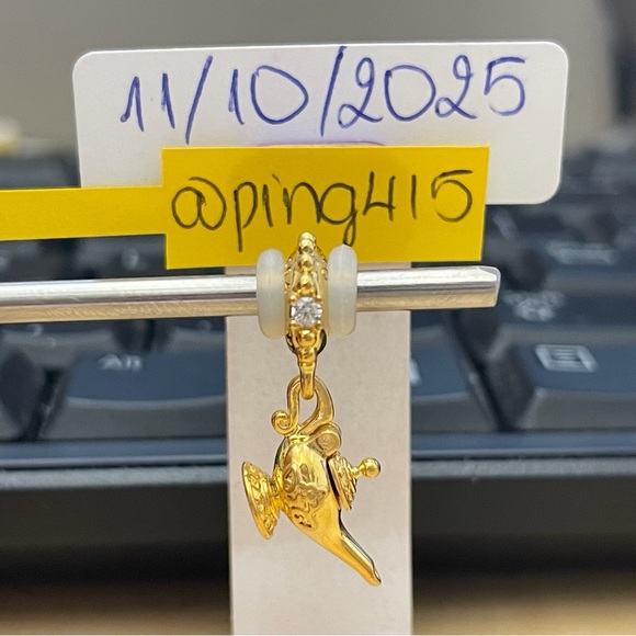 Pandora | Jewelry | Pandora Disney Genie Lamp Dangle | Poshmark